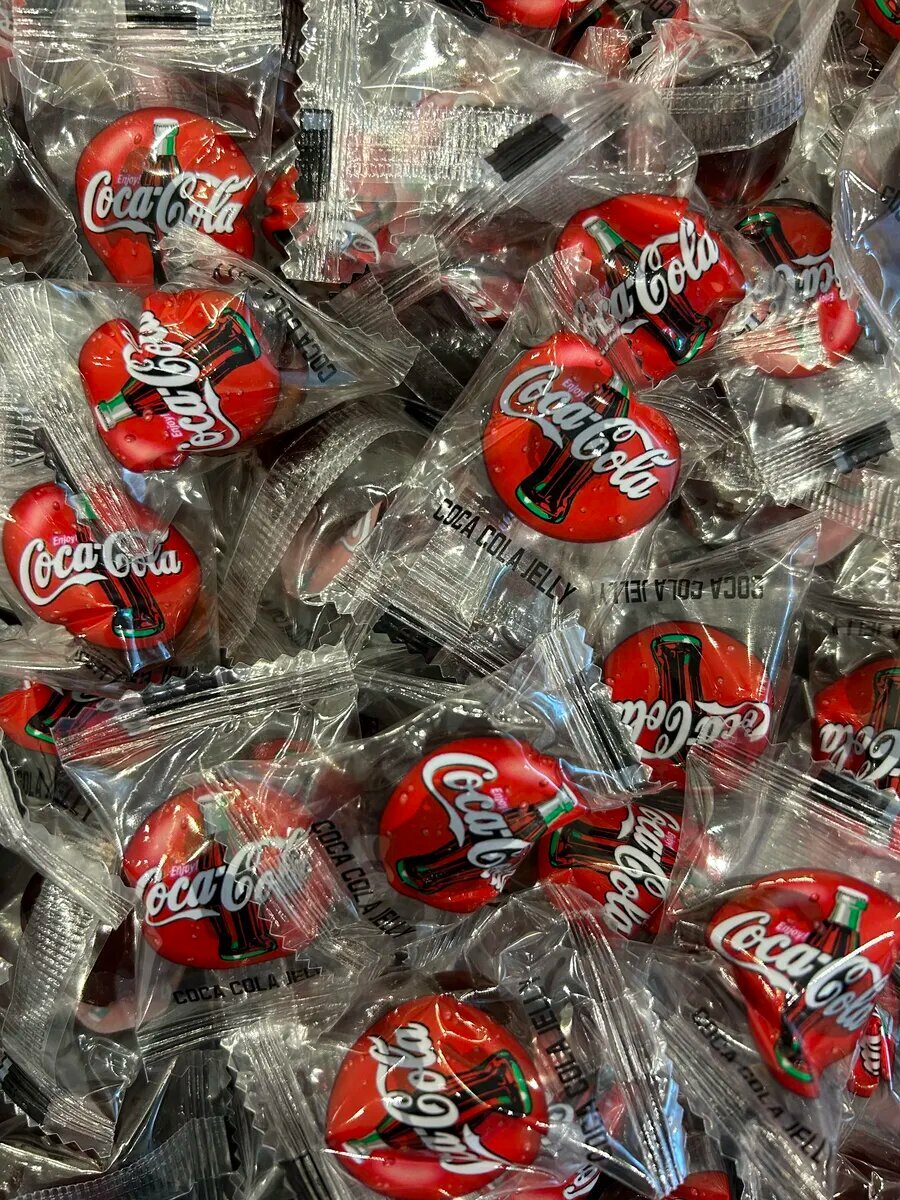 Желейные конфеты со вкусом Coca-Cola. 200г