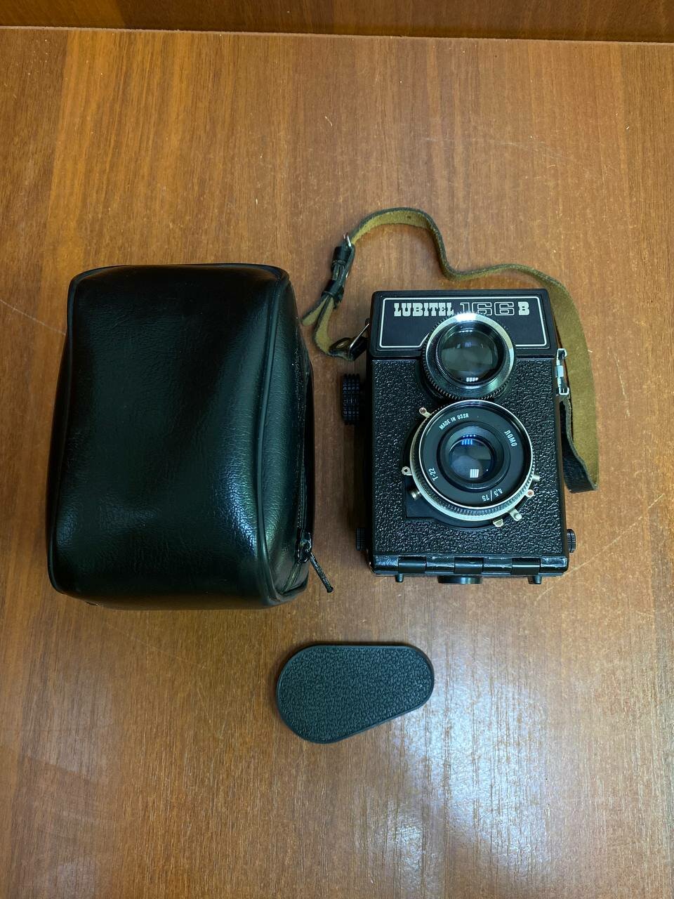 Фотоаппарат Любитель 166 B LUBITEL СССР Экспортный! В чехле Винтаж!
