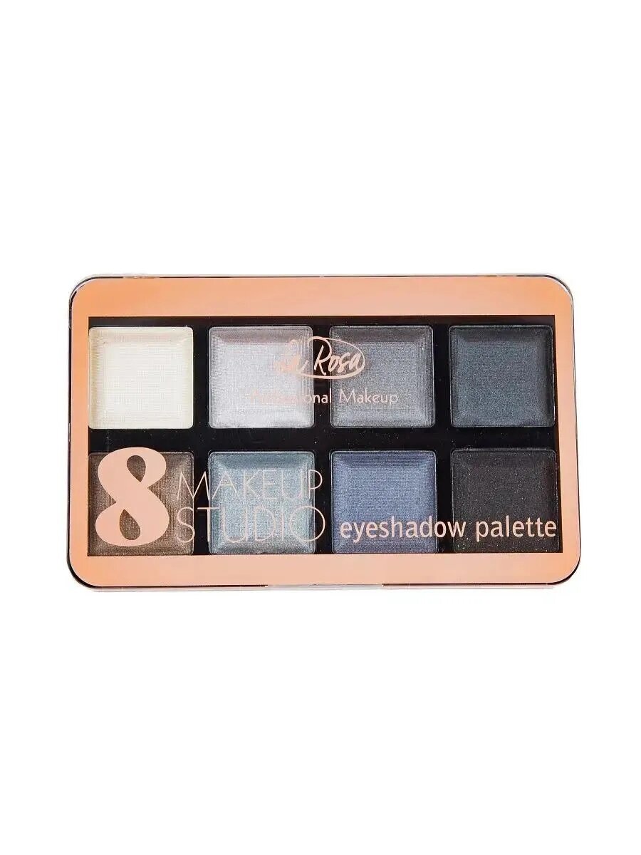 La Rosa Тени для век 8ми цветные MAKEUP STUDIO LE 1108