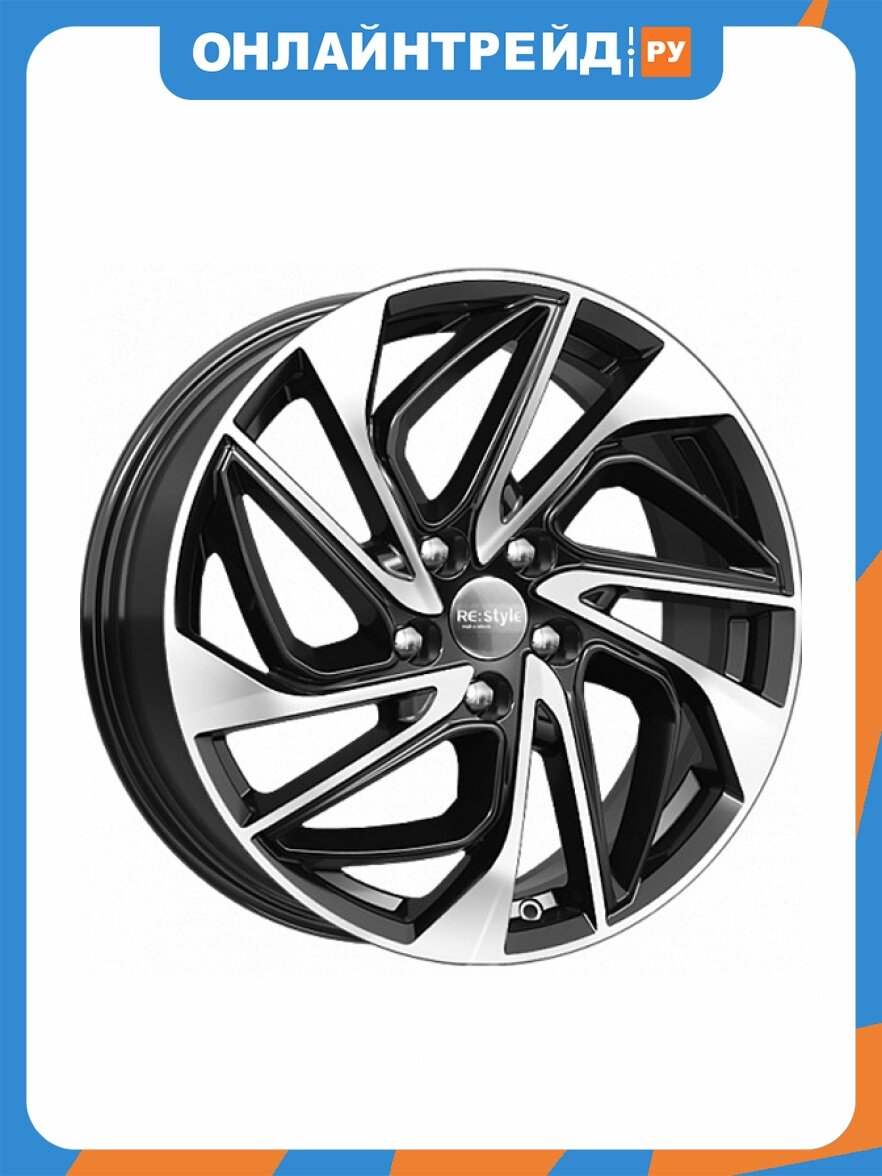 Диск K&k КС883 7x18/5x114.3 D60.1 ET45 алмаз чёрный