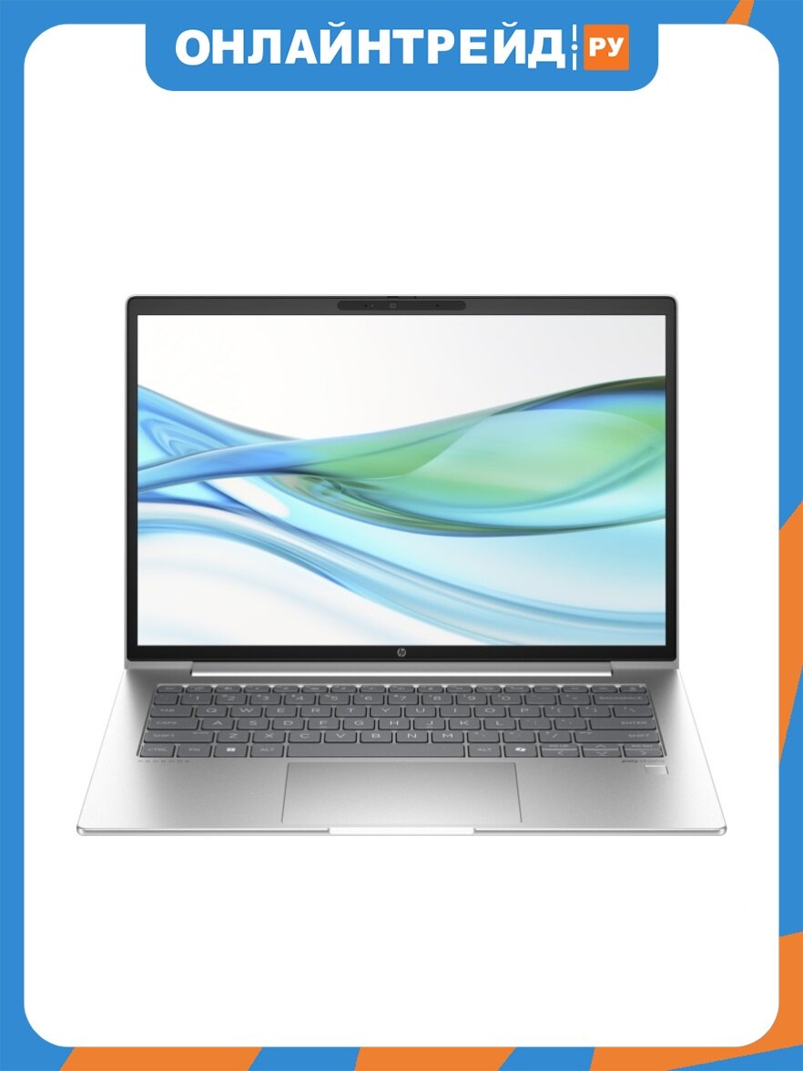 Ноутбук HP Probook 440 G11 14", IPS, Intel Ultra 5 125U 1.3ГГц, 12-ядерный, 16Гб DDR5, 512 Гб SSD, Intel Graphics, FreeDOS, серебристый (D2FP6ET)