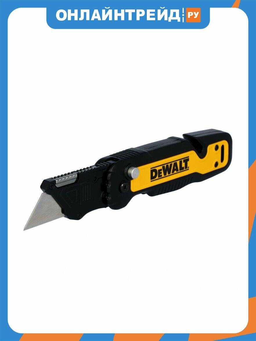 Нож строительный складной Dewalt DWHT10992-0 с отсеком для 5 лезвий