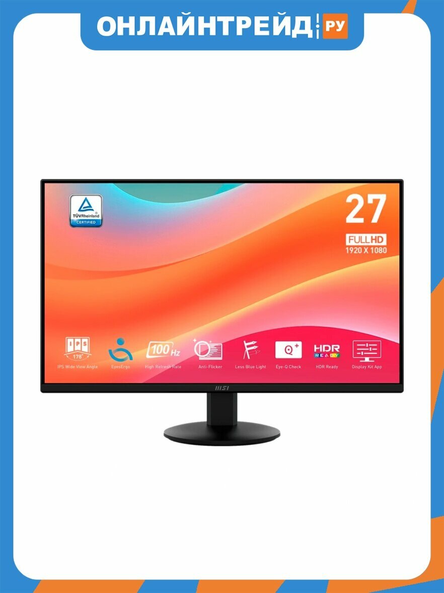 Монитор Msi Pro MP272L 27" черный