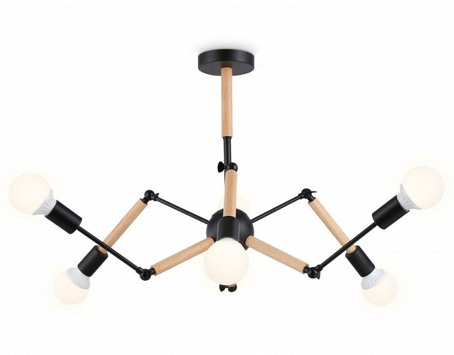 Люстра на штанге Ambrella Light TR TR80488 цвет арматуры Коричневый, Черный