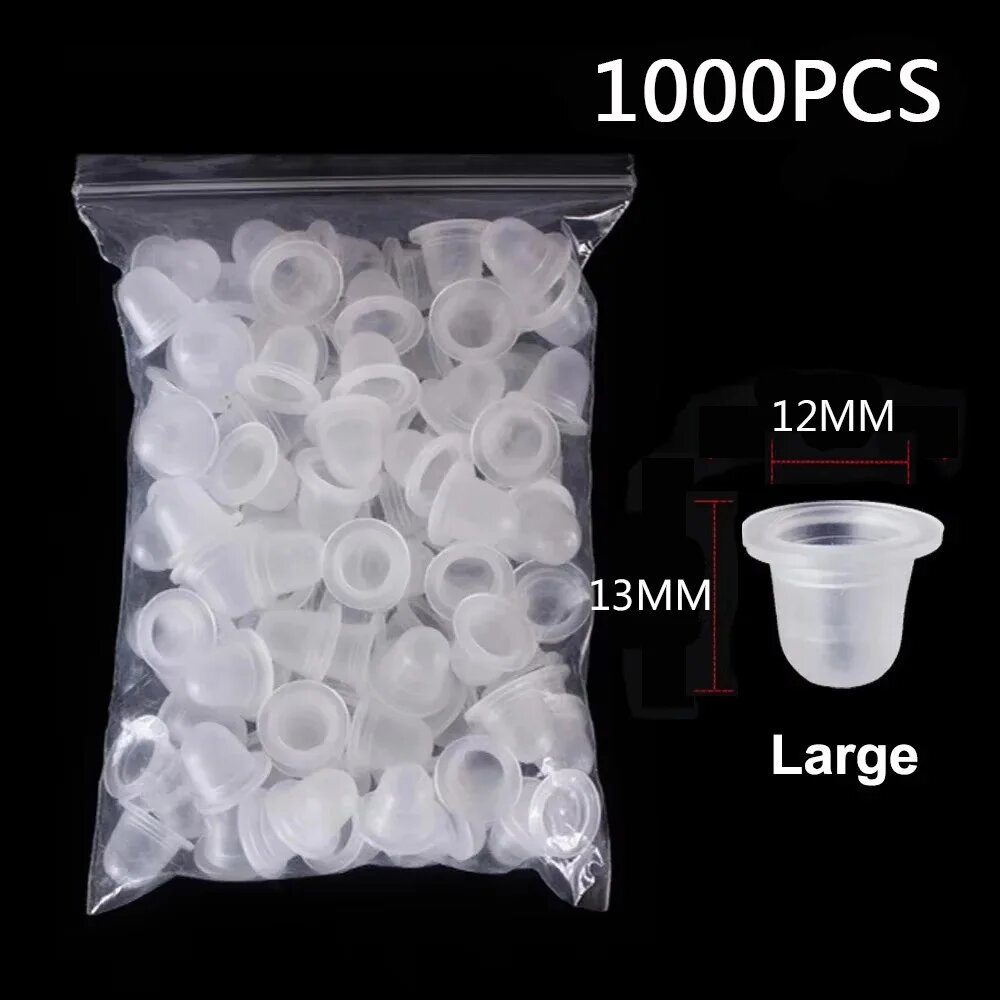 TRUE STAR Силиконовые чашки для чернил для тату S/L 1000pcs - Large