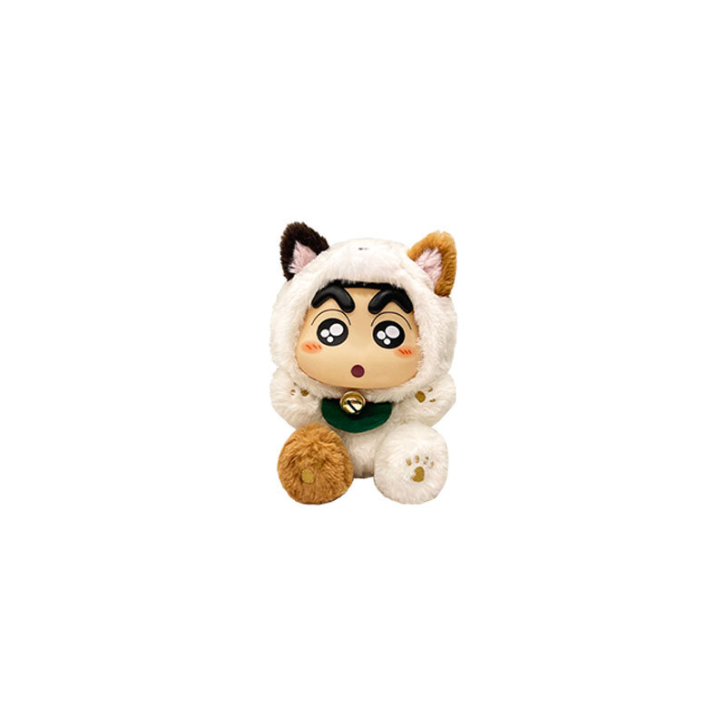 Коллекционные фигурки унисекс Spiritual Creations Crayon Shin-chan, Год Дракона, Виниловый плюш, Второе издание, Confirmed-Three-Flower Cat (Open)