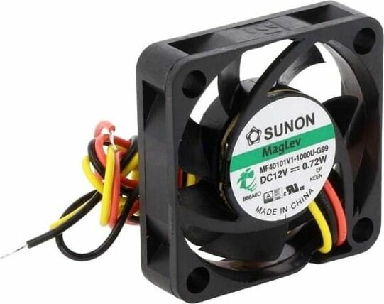 Вентилятор осевой SUNON MF40101V1-1000U-G99 12В DC 40x40x10мм подшипник Vapo поток 13,52куб. м/ч 27,3дБА