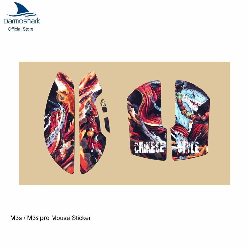 Наклейка на мышь Darmoshark M3s/M3s pro, Chinese Style