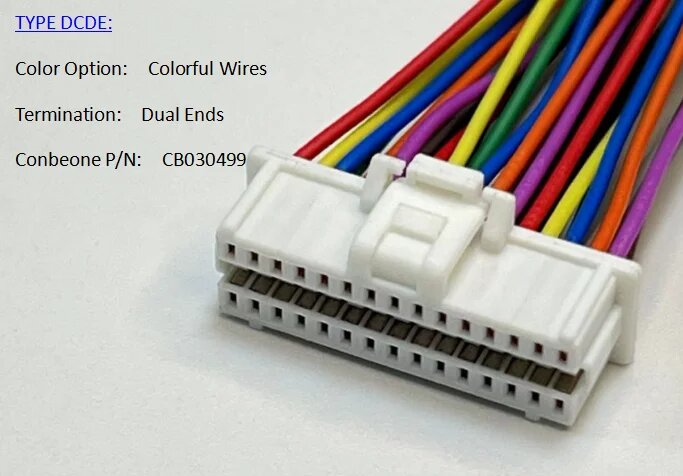 Кабель Molex Pico Clasps 30P, TYPE DCDE, 1000MM
