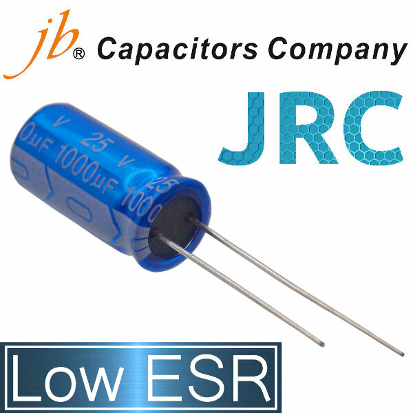 1000мкФ 25В / JRC / 10x21 / 105 С / конденсатор электролитический (1шт)