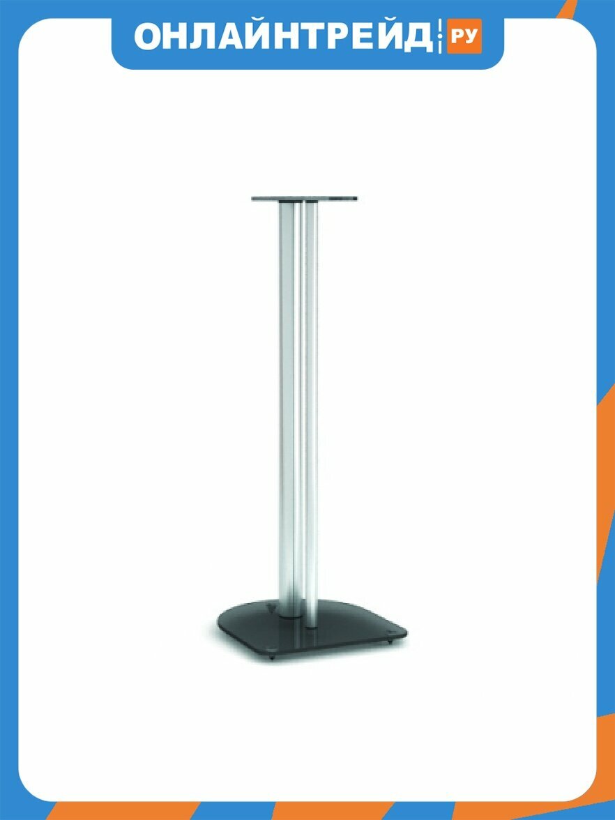 Стойка для акустики Metaldesign MD 203-900, ножки- хром, стекло- дымчатое, 2шт