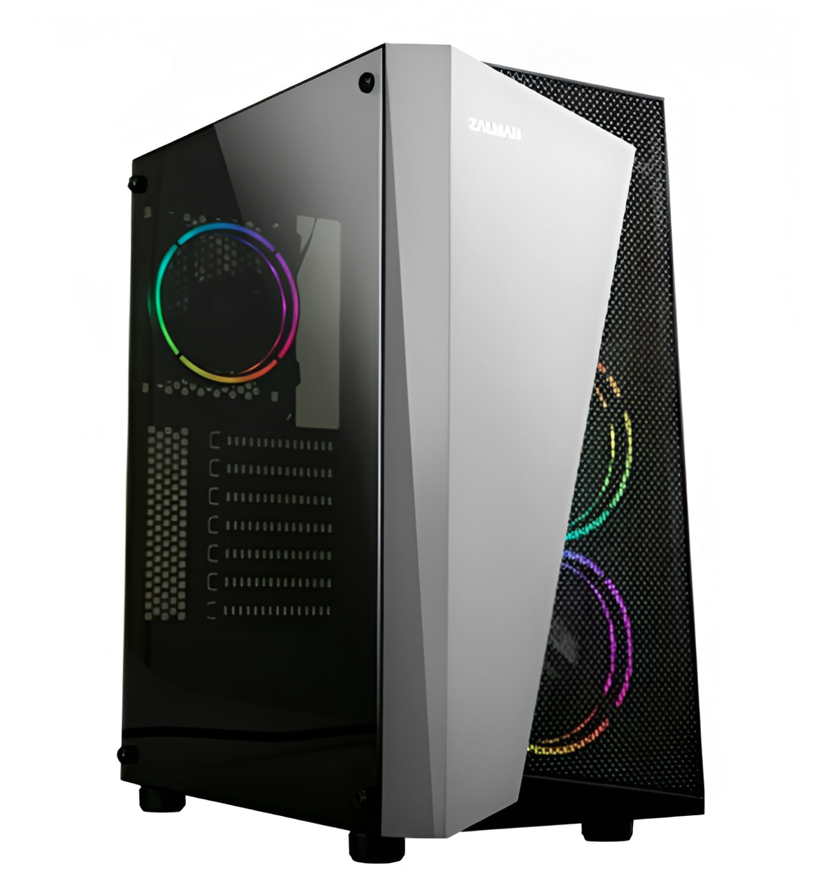 Корпус MidiTower Zalman S4 Plus RGB, ATX, черный (S4 Plus Black)
