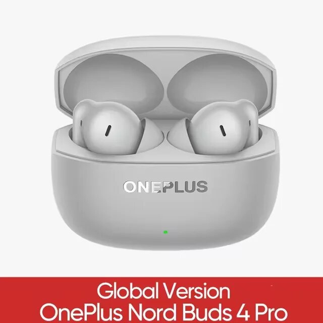 OnePlus Nord Buds 4 Pro TWS беспроводные наушники Белый, Radiant Gray