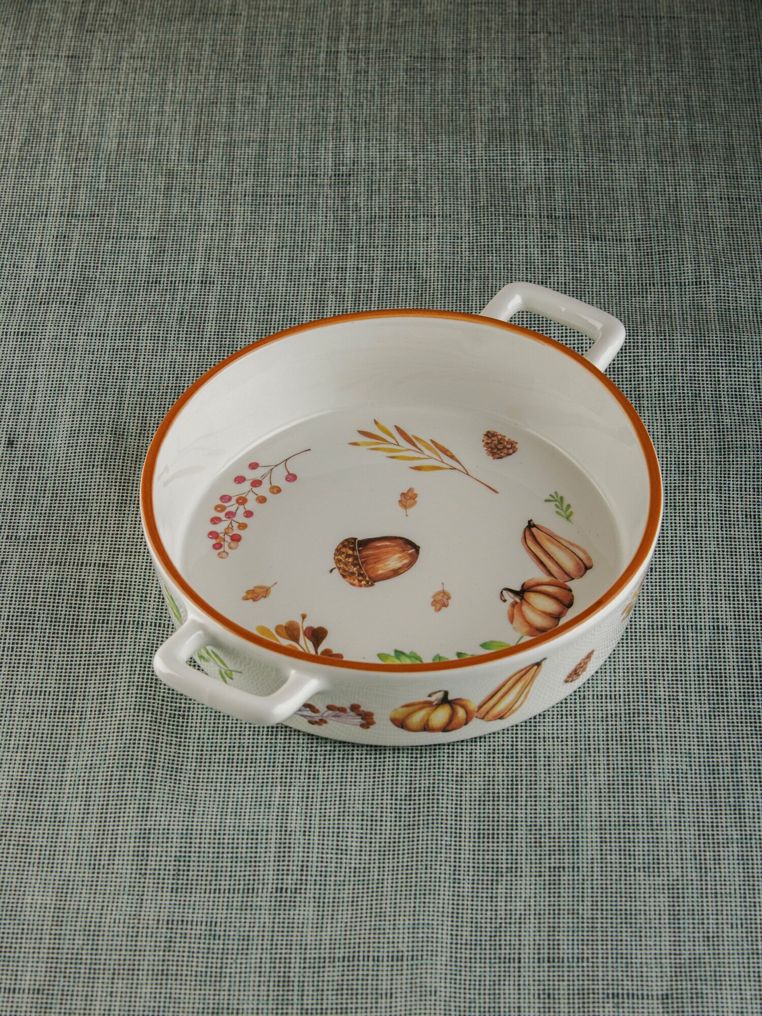 Форма для запекания керамическая October Line, PLOVER, 25 см