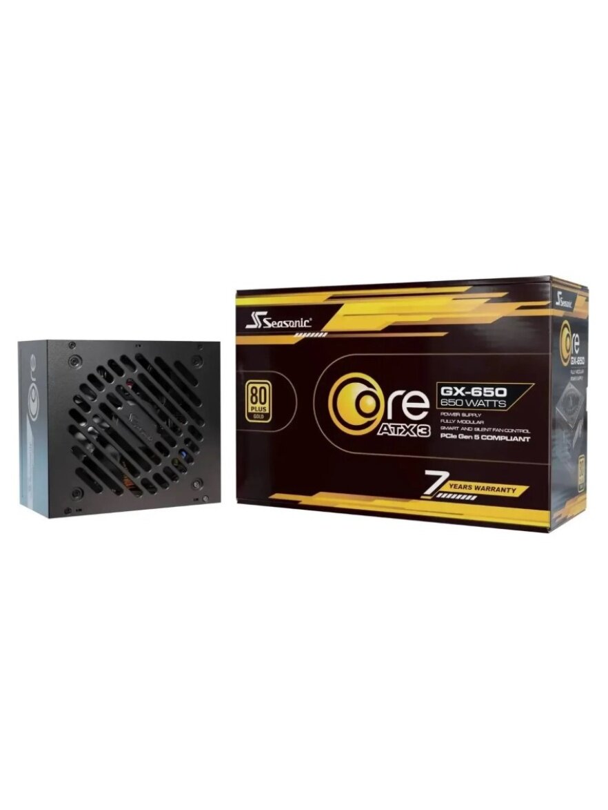Блок питания Seasonic Core GX-650, 650W, 80+ Gold