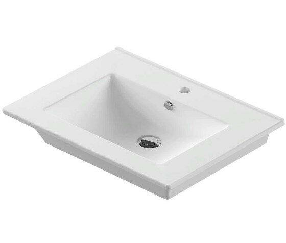 Мебельная раковина Sanita Luxe Quadro 90 WB.FN Quadro 90-C WHT.G S1 цвет Белый