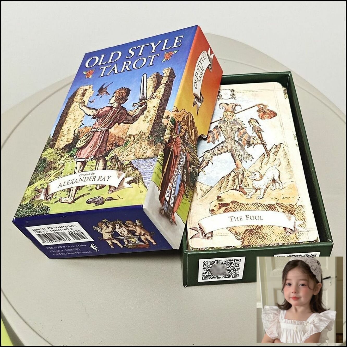 Таро старого стиля 12*7cm, гадальная колода 78 карт, Old Style Tarot