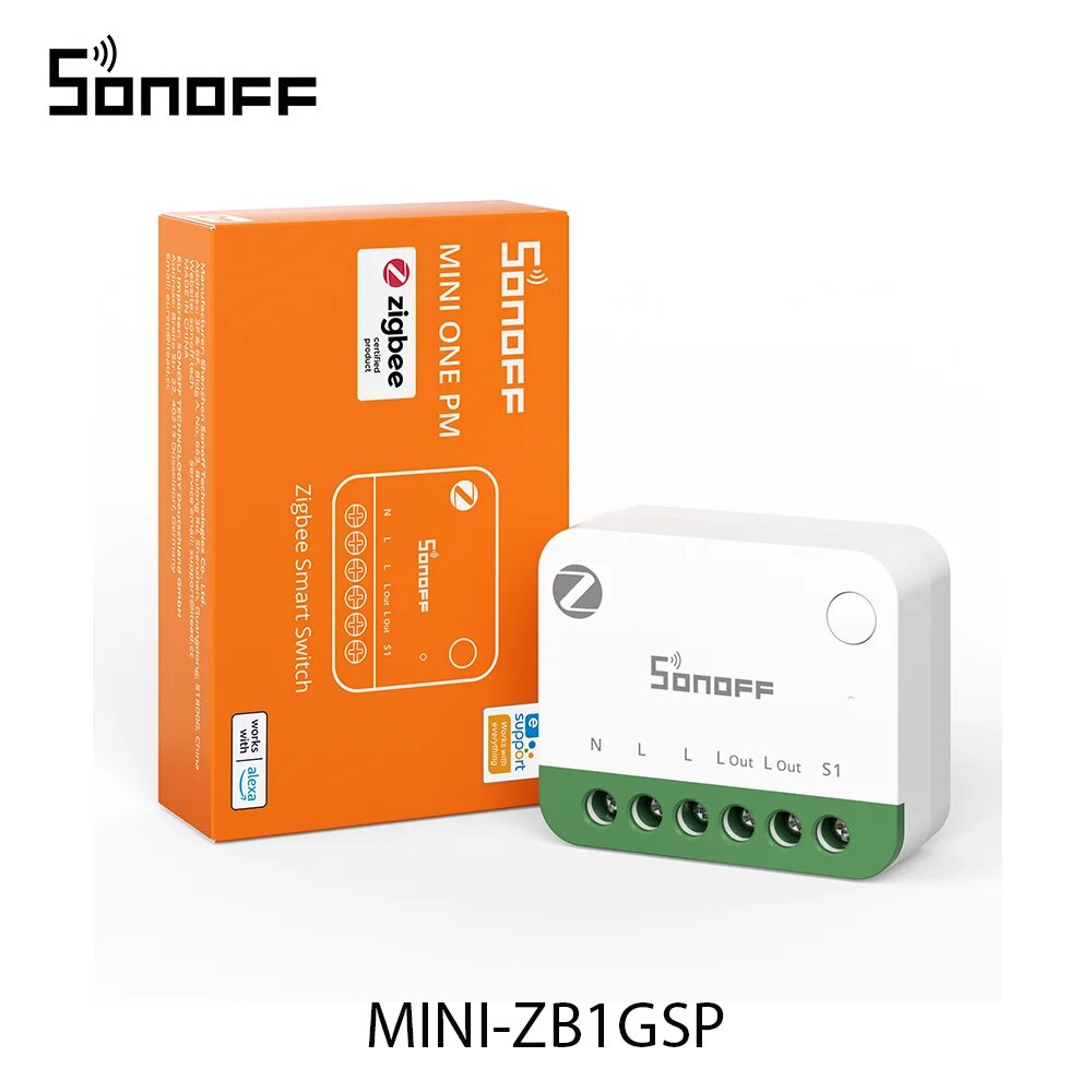SONOFF MINI-ZB1GSP MINI ONE PM умный выключатель Zigbee