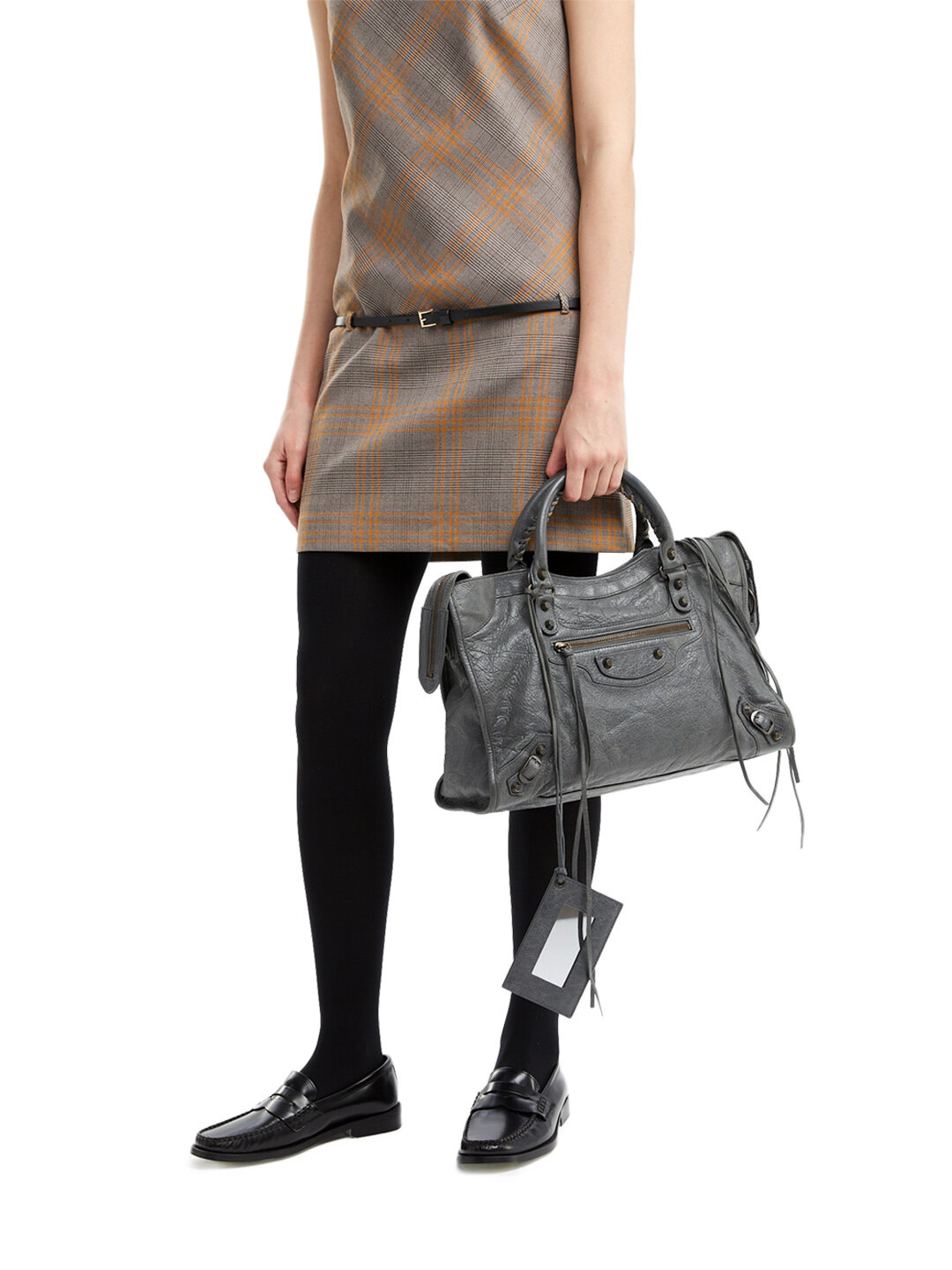 Сумка тоут BALENCIAGA Le City Medium, серый — фото 1