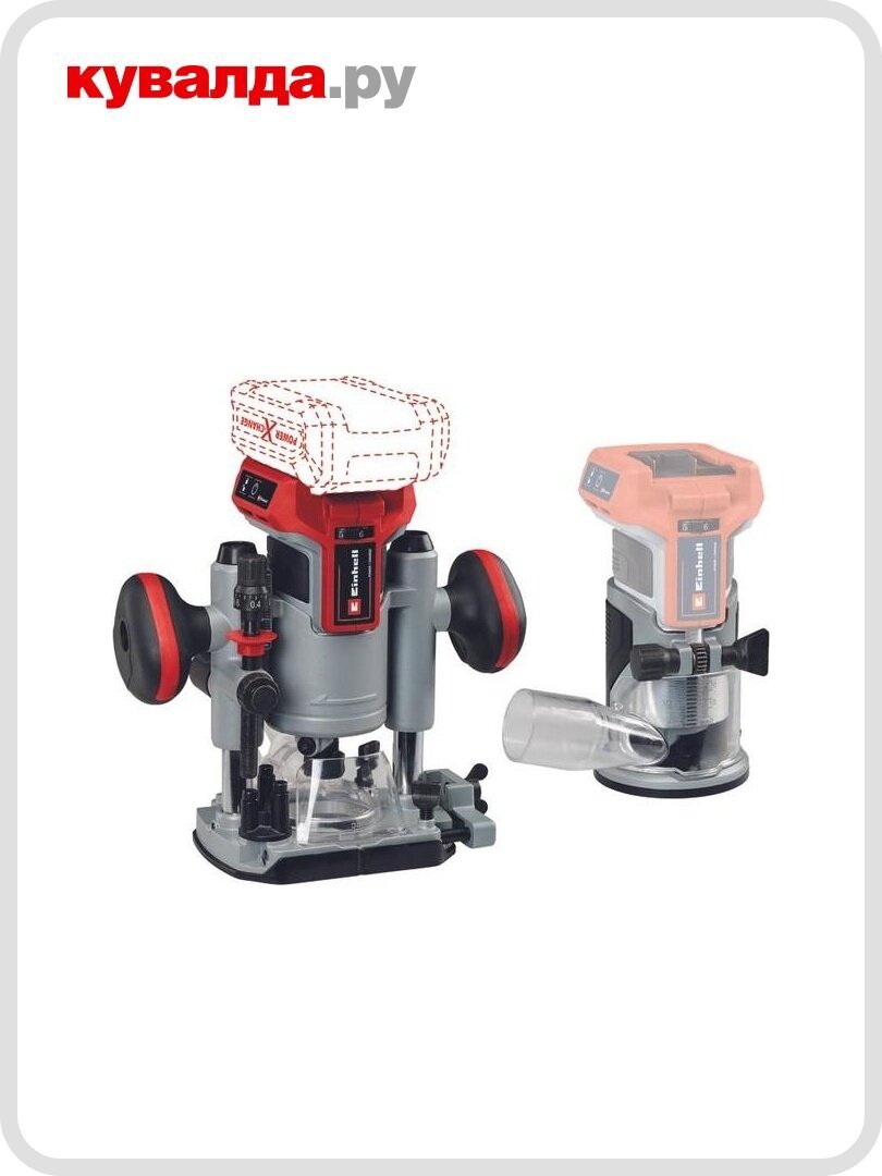 Фрезер аккумуляторный EINHELL 4350410 tp-ro 18 set li bl-solo