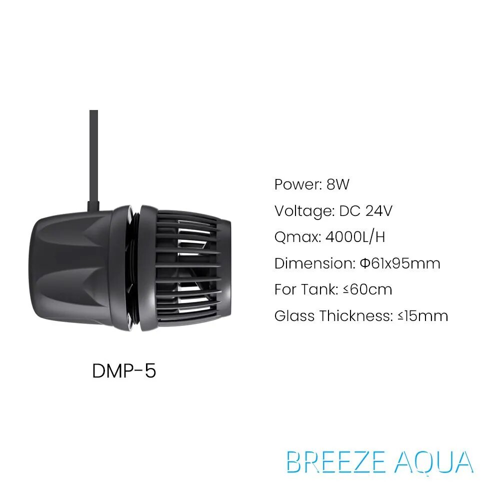 Jebao jecod DMP5 New Smart Bluetooth App Control Беспроводной аквариум для пресноводных рыб с морской водой Аквариумный волновой насос