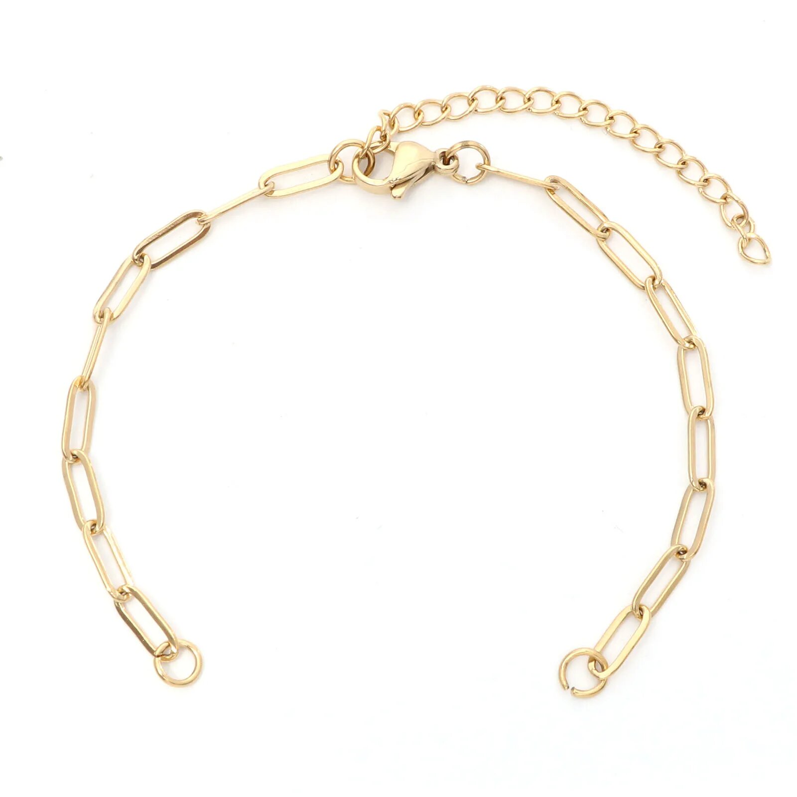 Золотистые звенья для браслетов DoreenBeads 10