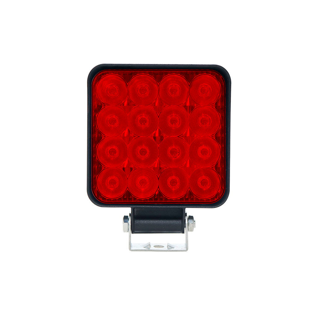 Фара светодиодная CH006 48W mini, 16LED, красный постоянный свет