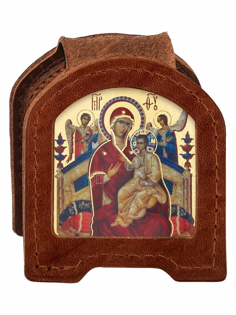 Икона дорожная раскладная Пресвятая Богородица Всецарица.
