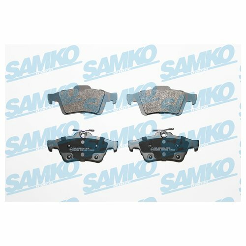 Комплект задних тормозных колодок Samko 5SP1882