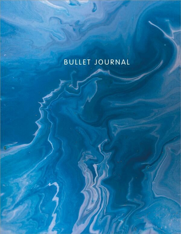 Блокнот Бомбора Bullet Journal, синий, А5, 144 страницы, в точку