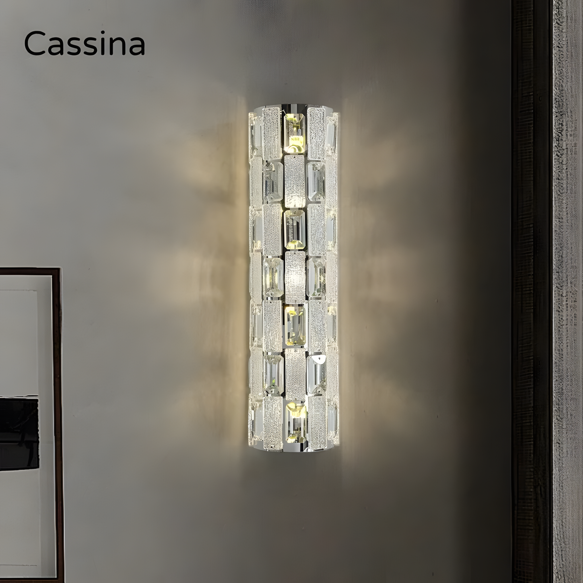 Cassina Настенный светильник G4 40 Вт Silver для гостиной, современный стиль