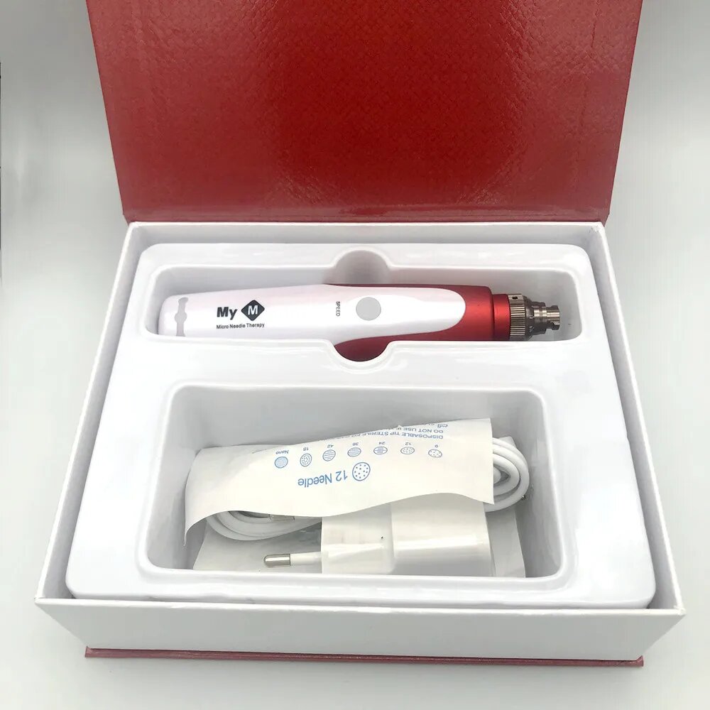 Микроигольная ручка для лица Dr.Mei с коробкой