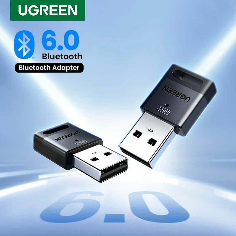 Премиальный Bluetooth 6.0 адаптер Ugreen, используемый для ноутбука, компьютера и клавиатуры, является приобретаемым бестселлером.