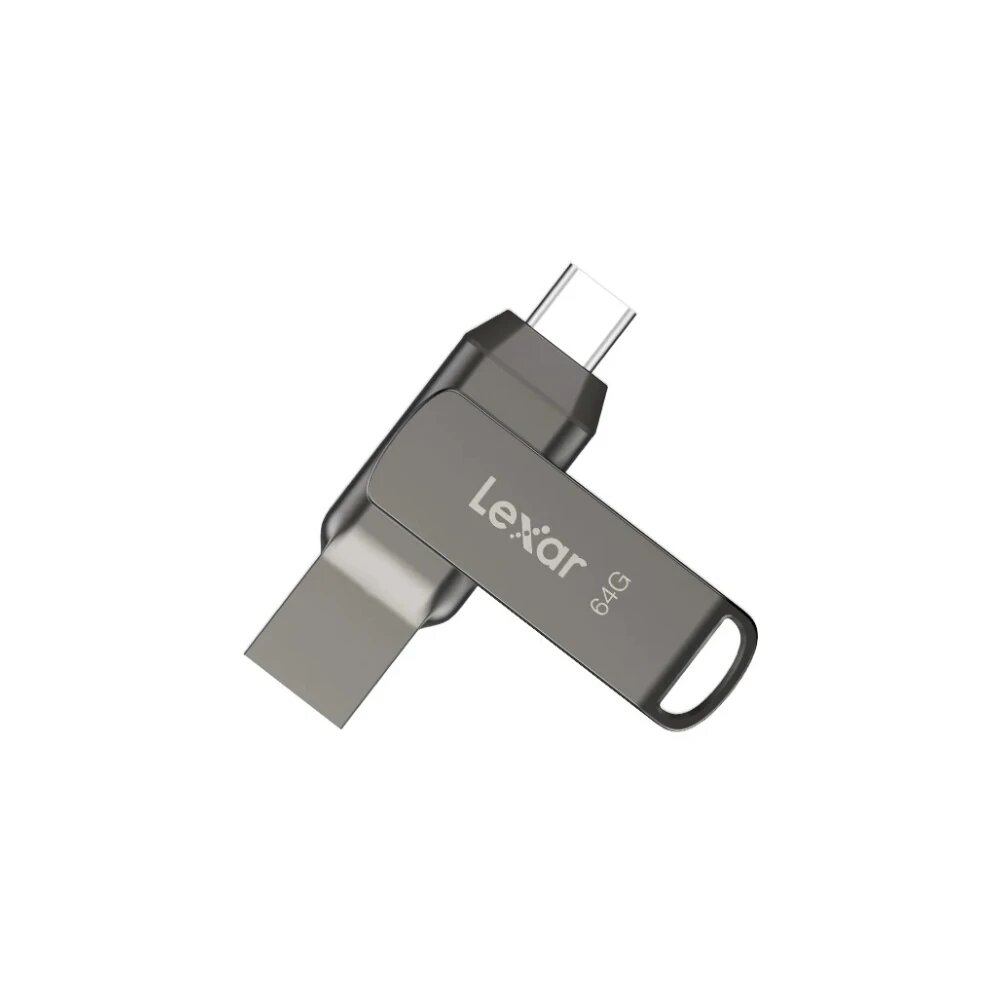 USB-флешка Lexar D400 32/64/128/256 ГБ Type-C/A 64GB