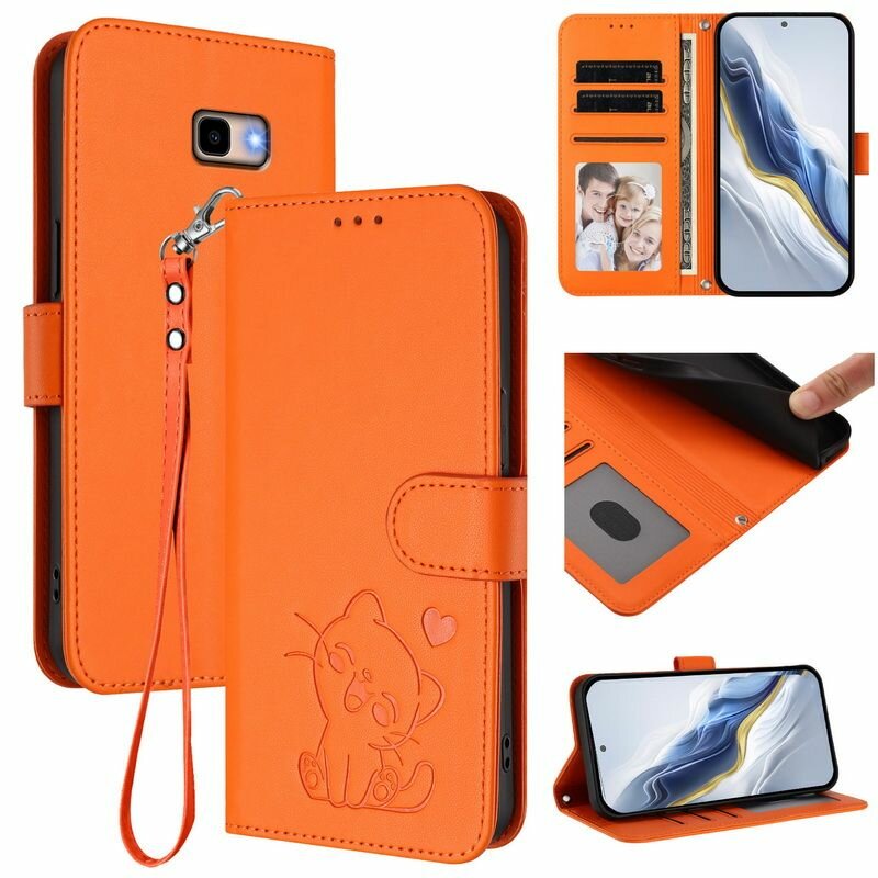Чехол книжка для Самсунг Галакси J4 Плюс и J415 ( Samsung Galaxy J4 Plus и J415 ) кожаный с магнитной застежкой, с функцией подставки, коротким шнурком
