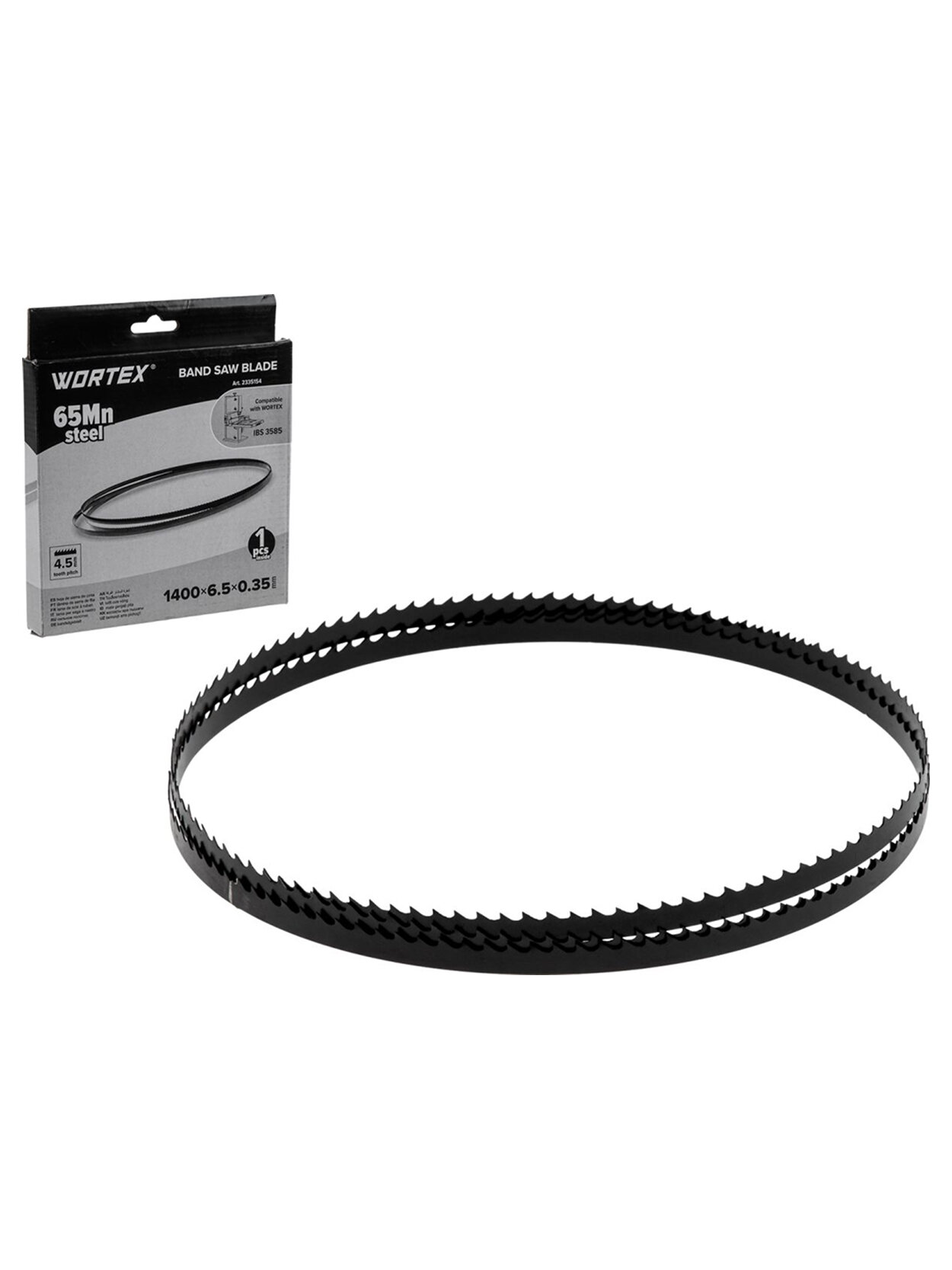Ленточное пильное полотно 1400х6,5мм для ленточной пилы WORTEX IBS 3585 (2335154)