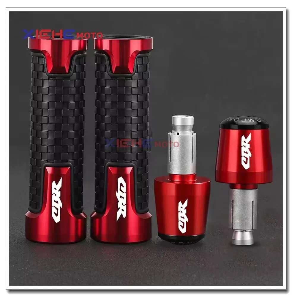Для Honda CBR серии 150/250/600/600RR/929/954/1000RR Антискользящие ручки руля с заглушками