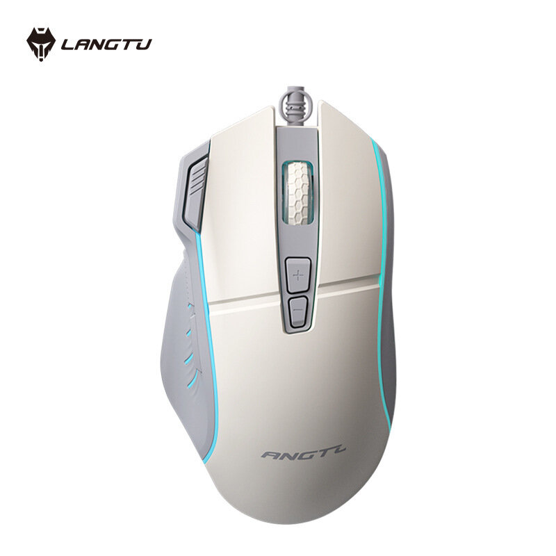 Langtu G1 Pro проводная игровая мышь с 8 кнопками, подсветкой RGB и 4 настройками DPI для ПК, ноутбука, офиса и игр