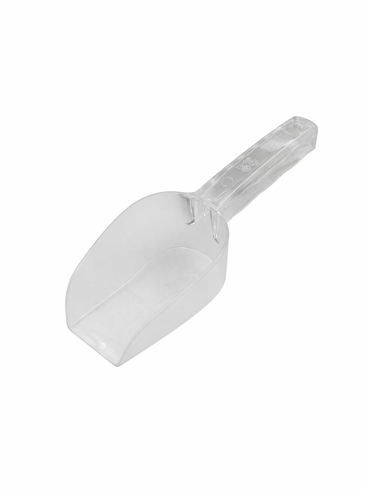 Совок для сыпучих продуктов 0,26 л, поликарбонат, прозрачный, Henry.