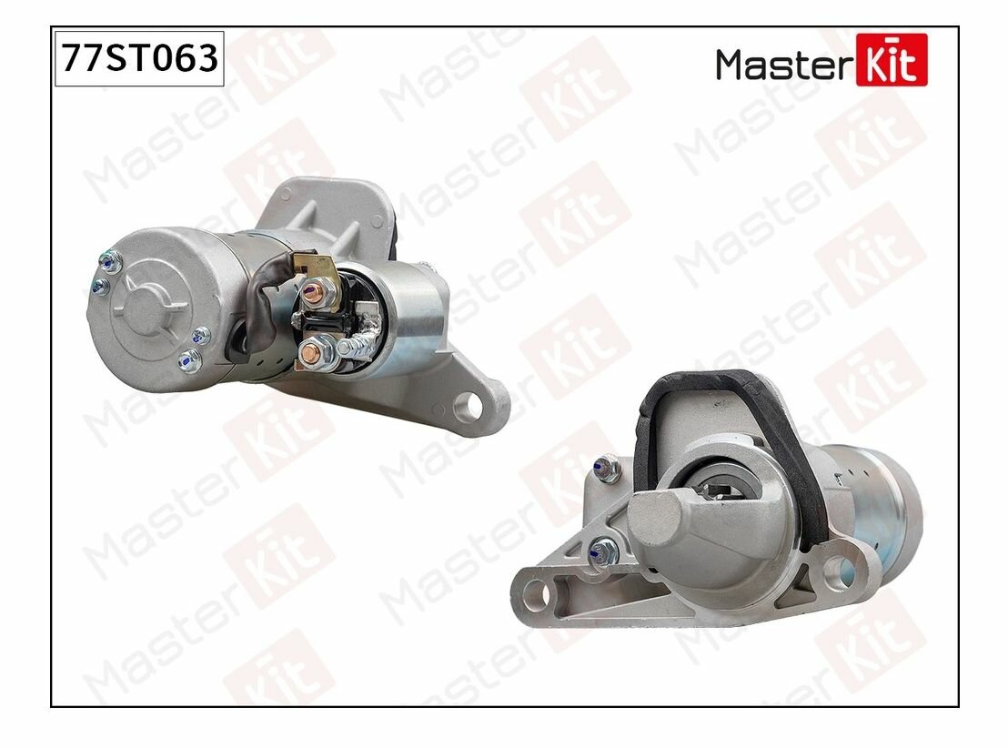 Стартер NISSAN Qashqai 2006 - 10, NISSAN X-Trail II 2007 - 10, JUKE 2010 - 2.0 (1.4кВт), MasterKit 77ST063