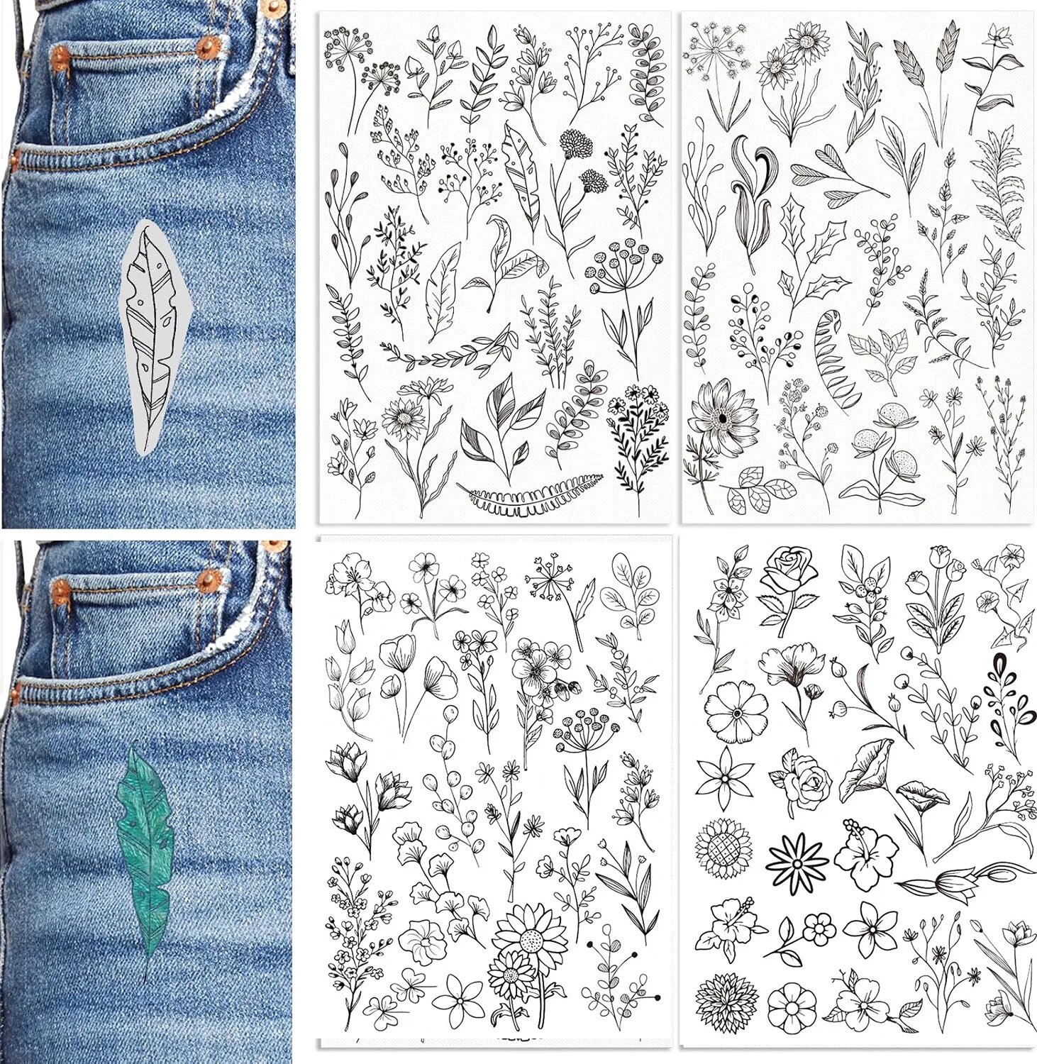 Водорастворимые стабилизаторы для вышивания Stick and Stitch, 50 шт. 4 sheets