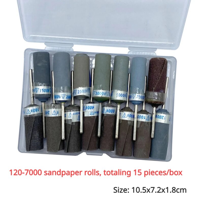 Шлифовальные головки для ювелирных изделий 5 шт. 120-7000 15pcs boxes