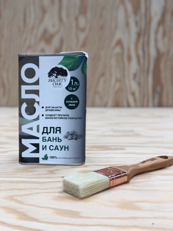 Масло для бани и сауны Mighty Oak цвет прозрачно-медовый 1 л