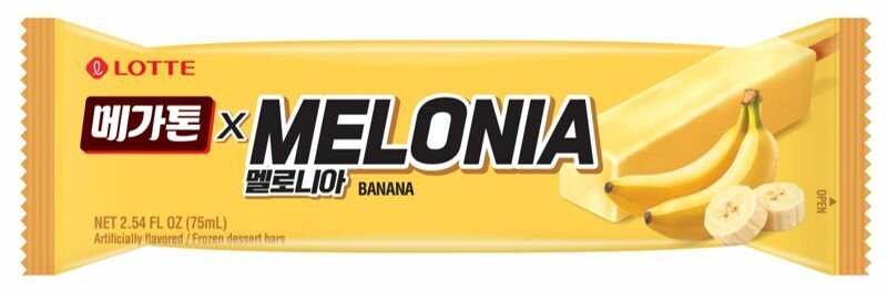 Мороженое эскимо Lotte melonia банан 75 г