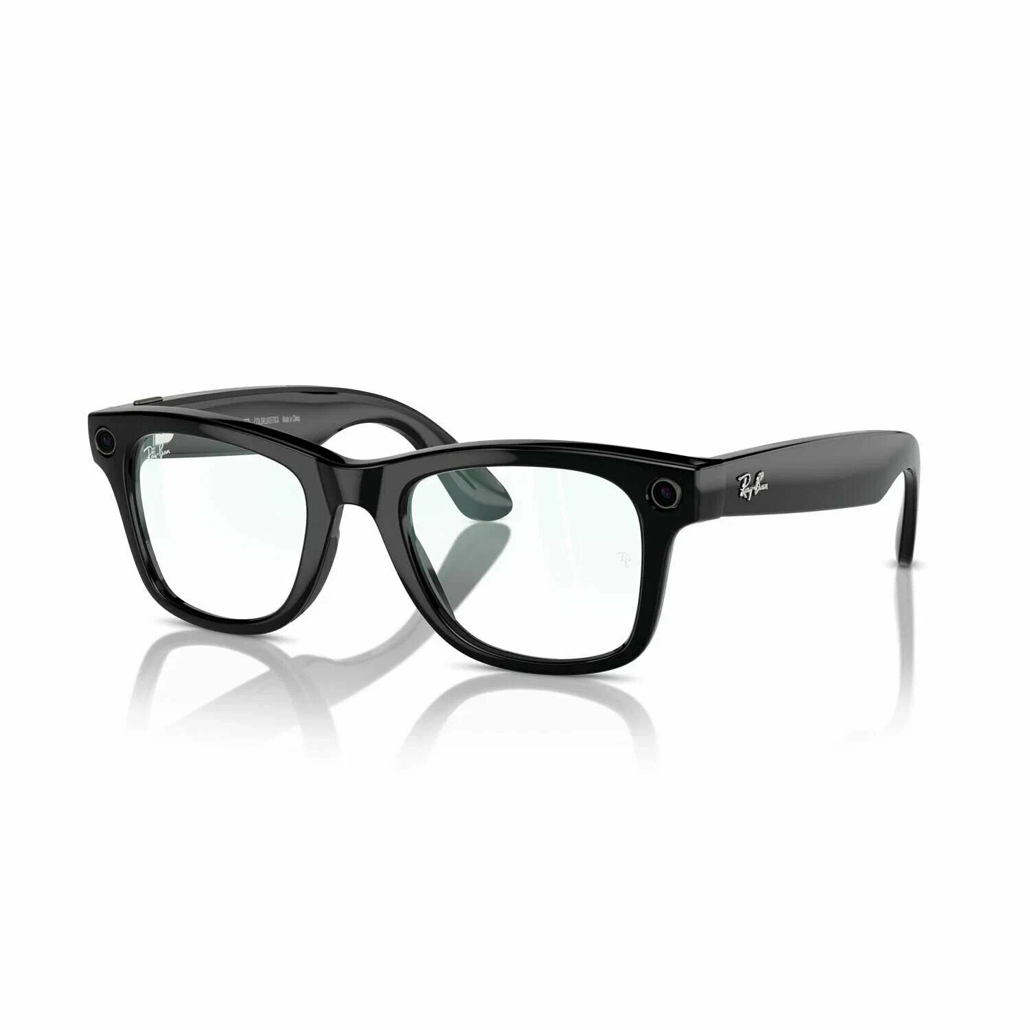 Ray-Ban Wayfarer RW4008, Shiny Black/Clear, размер S53 (L) 601/SB53