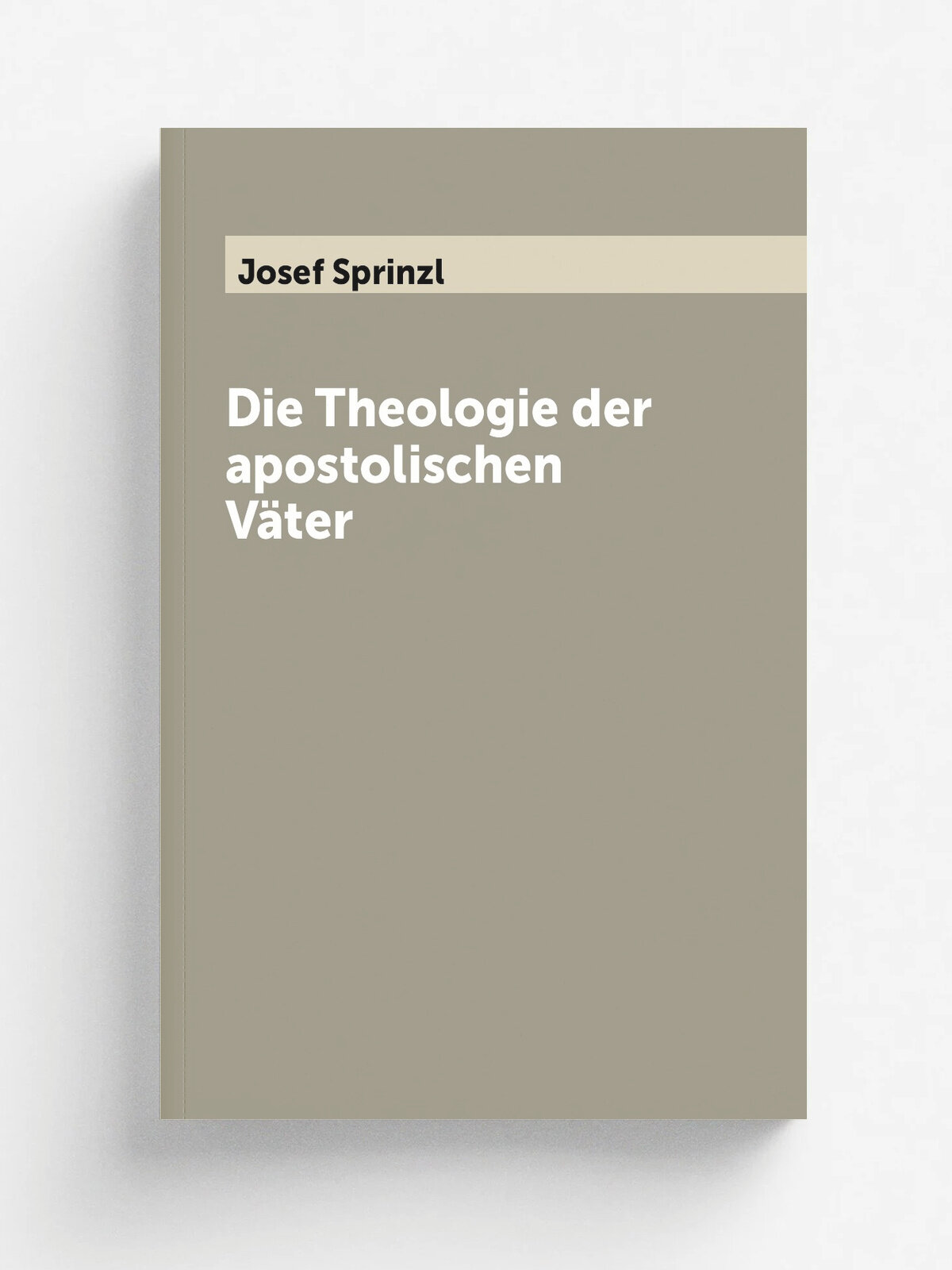 Die Theologie der apostolischen V.ter