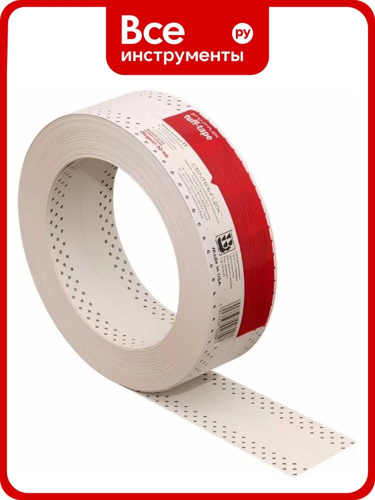 Углоформирующая армирующая композитная лента Strait-Flex Tuff-Tape, 10 м, в рулоне 6205