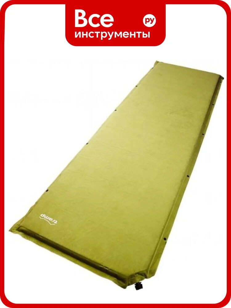 Самонадувающийся ковер Tramp Comfort 190х65х3см TRI-015 двухслойный полиэстерный зеленый