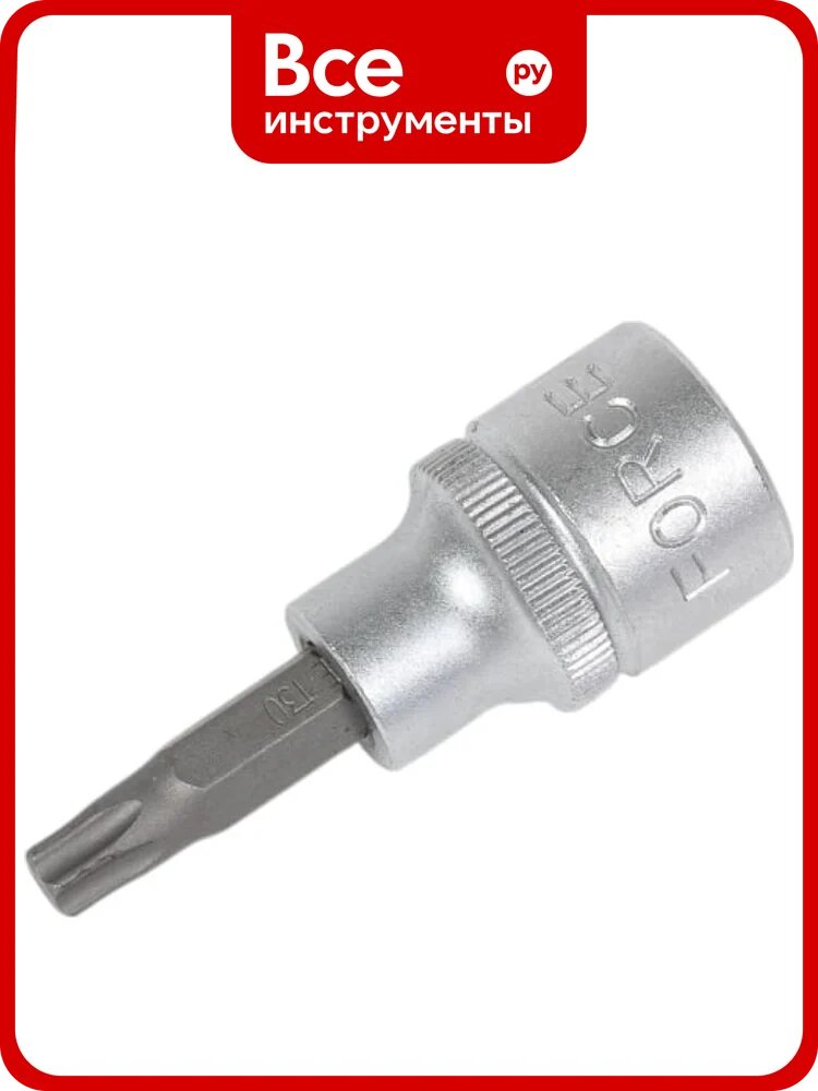 Головка‑бита 3/8" T30 FORCE 3365030, крепление с подпружиненным шариком, корпус из CrV, наружный TORX‑наконечник