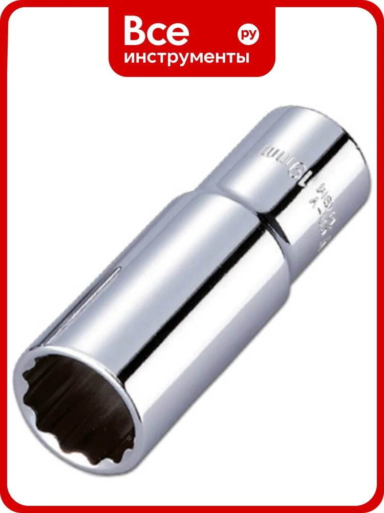 Головка торцевая удлиненная 12-гранная 1/2" HONITON, 15 мм SK-D1415MLC В0000000190733